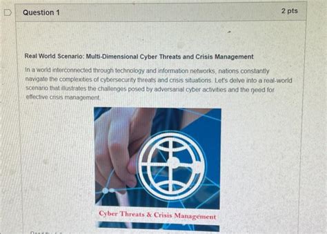 solved real world scenario multi dimensional cyber threats