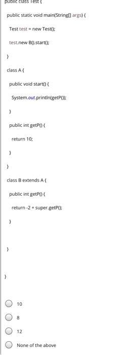 Solved Public Class Lest Public Static Void Mainstring