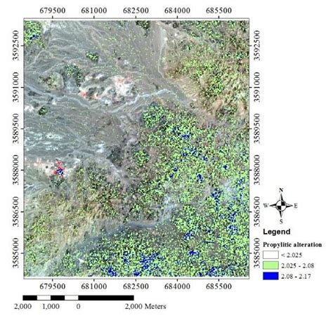 Bandwidth Ratio Associated With Propylitic Alteration Download