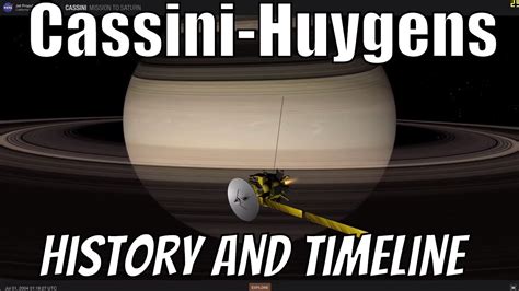 Cassini Huygens Timeline
