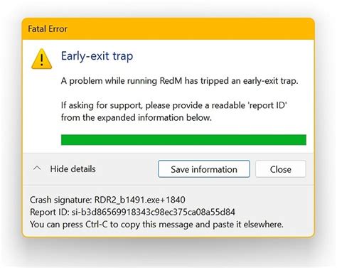 Redm Crashes When Joining Any Server Redm Client Support Cfxre Community