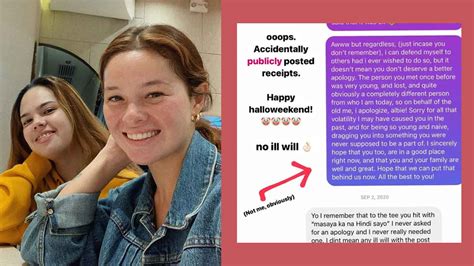 Stevie Posts Receipts Of Sister Andis Apology To Albie Pep Ph