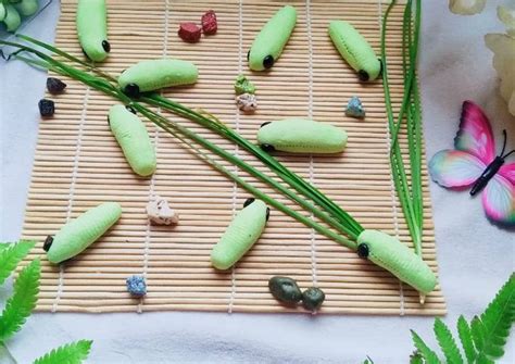 Resep Kue Maizena Karakter Ulat 🐛 Oleh Tata My Beloved Cookpad