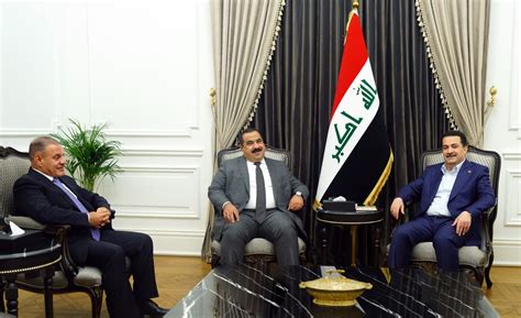 Al Sudani Discusses Government Program With Head Of Azm Alliance