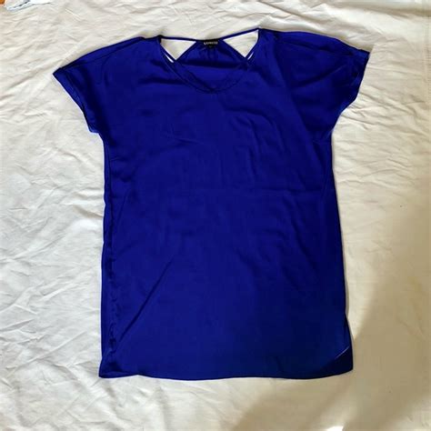 Express Dresses Express Blue Cold Shoulder Dress Poshmark