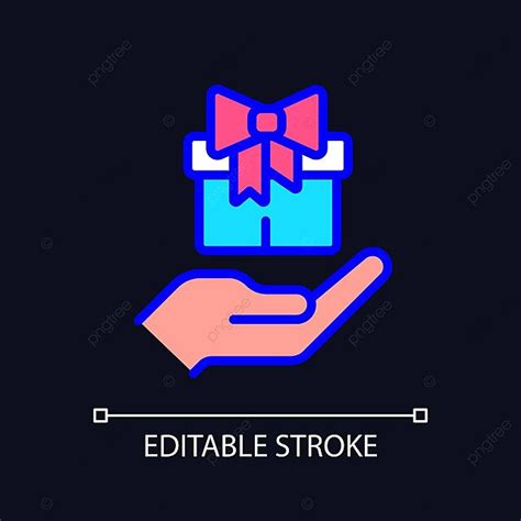 Dark Theme Pixel Perfect Rgb Color Icon With A Free T Vector Neon
