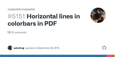 Horizontal Lines In Colorbars In Pdf · Issue 5151 · Matplotlib