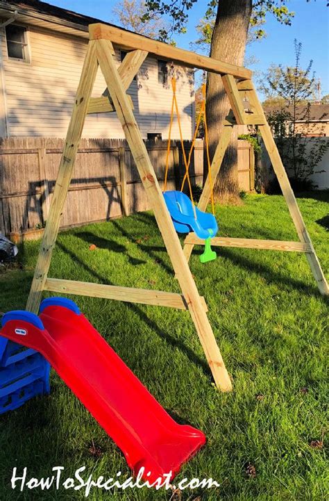 25 Free Diy Swing Set Plans With A Material List Blitsy