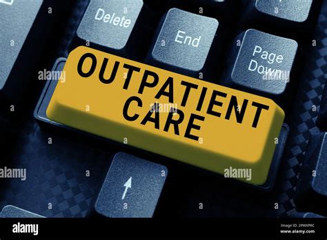 Handwriting Text Outpatient Care Business Approach The Final Result Of