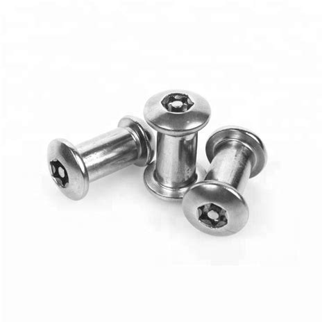Oem Odm Stainless Steel Binding Barrels And Screws Hex Socket Furniture