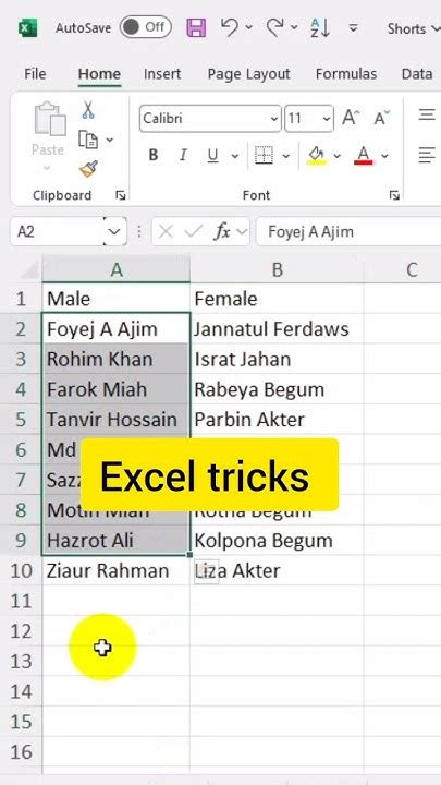 excel viral tricks 2024 💪 shorts excelshorts excel viralshorts youtube