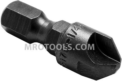ZEPHYR TS170 1 4A 1 4 Torq Set Bullnose Power Drive Bit 5 16 Hex Shank