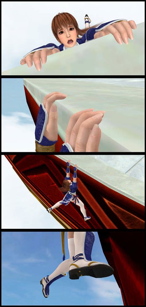 Kasumi Hanging And About To Fall 10 16 By Cliffhangermaker On Deviantart