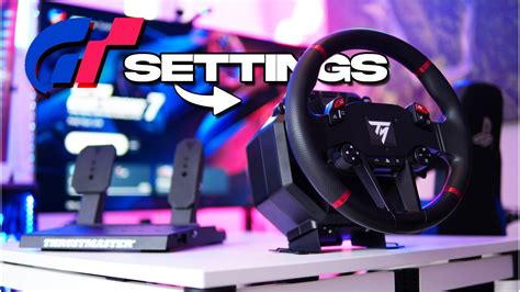 Official Thrustmaster T598 Settings For Gt7 Players Youtube