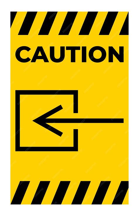 Premium Vector Caution Input Entrance Nonelectrical Symbol Sign On White Background Premium Vector Caution Input Entrance Nonelectrical Symbol Sign On White Background
