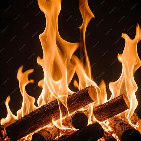Premium Psd Psd Realistic Burning Fire Flames Burning Hot Sparks