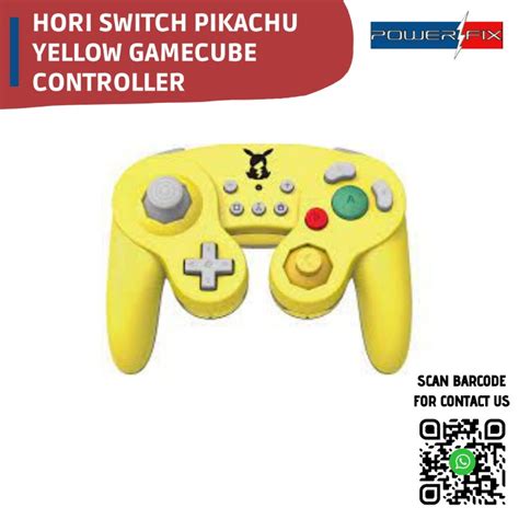 Hori Pikachu Gamecube Controller For Nintendo Switch Video Gaming
