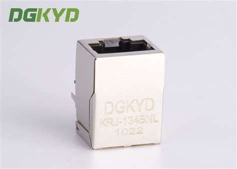 Single Port Female Rj45 Ethernet Connector Jack With Isolation Filter