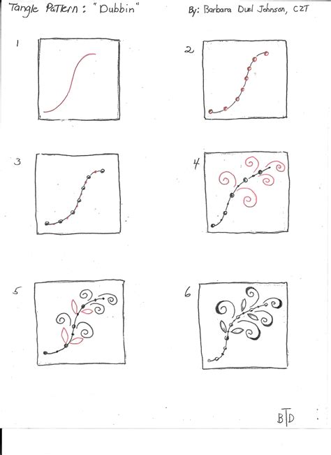 Tangle Pattern Heart Spray Is A Tangle Pattern For Zentangle Type Drawing Or Doodling Artofit