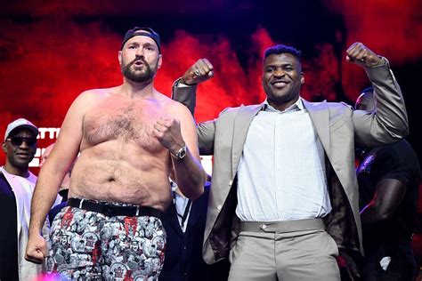 Tyson Fury V Francis Ngannou British Boxer Says I Ll Be Disappointed