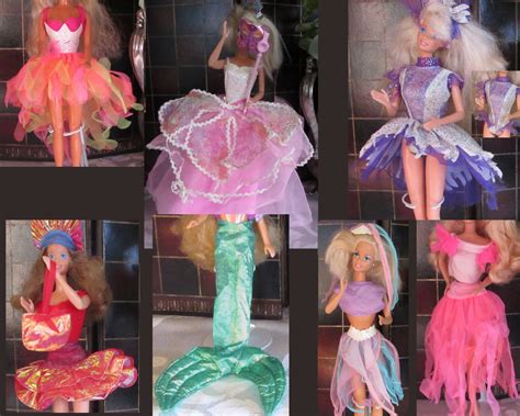 Barbie Doll Clothes Mermaid Tail Fantasy Costume Ball Etsy