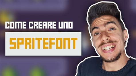 Come Creare Uno Spritefont Youtube