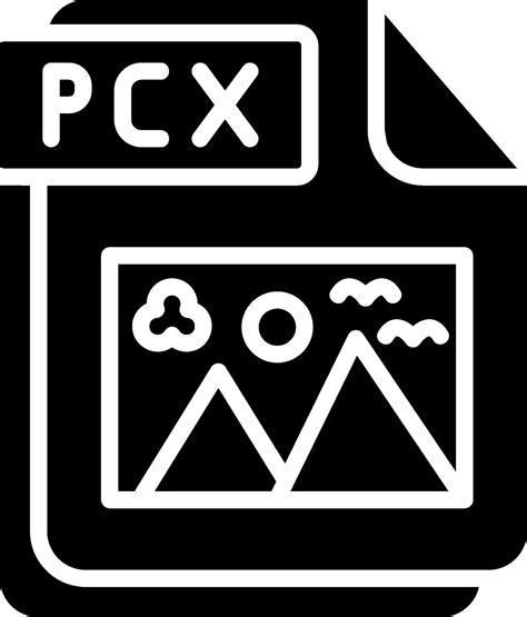 PCX Glyph Icon Design Vector Art At Vecteezy