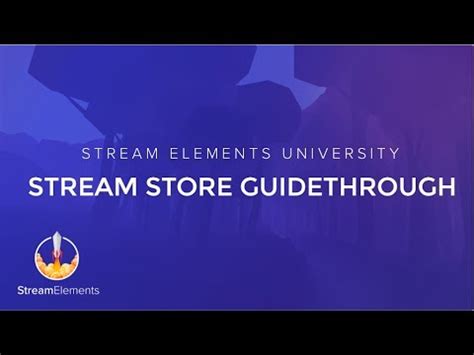 StreamElements Stream Store Guidethrough YouTube