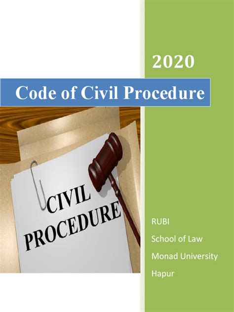 Decree Judgment And Order Under Code Of Civil Procedure 1908