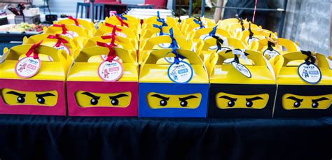Ninjago Theme Party Favors Party Themes Party Design Party Favors