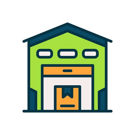 Warehouse Icon For Your Website Mobile Presentation And Logo Design 24121978 Vector Art At