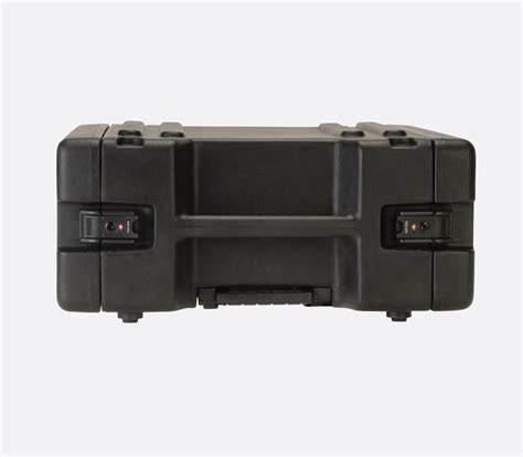 Skb 1skb R4w Rolling Roto Rack Case 4u Stacking Tsa Latches Built In