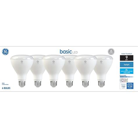 Ge Basic 65 Watt Eq Br30 Daylight Medium Base E 26 Dimmable Led Spot