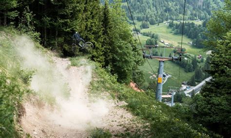 Dh Track N°1 Black World Cup Trail Champéry Region Dents Du Midi