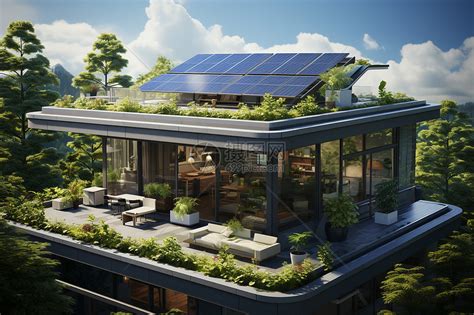 建筑屋顶的光伏插画图片下载 正版图片601156075 摄图网