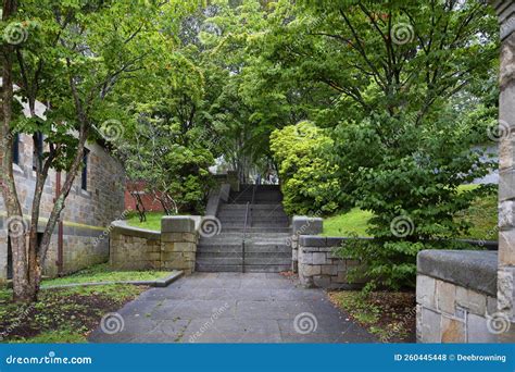 Burial Hill In Plymouth Massachusetts United States Editorial Stock