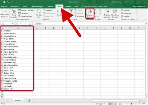 Como Separar Texto No Excel Em Mais De Uma Coluna