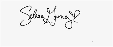 Selena Gomez Signature Png 10 Free Cliparts Download Images On