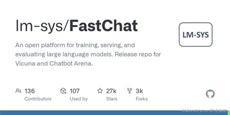 用通俗易懂的方式讲解大模型使用 FastChat 部署 LLM 的体验太爽了 CSDN博客