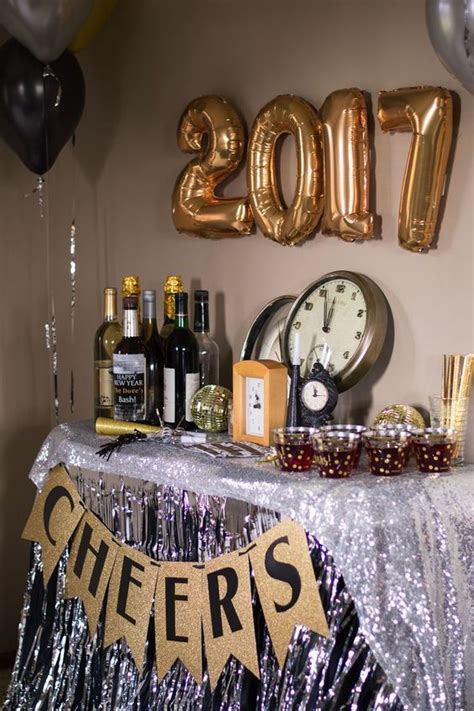 120 Diy New Years Eve Party Decorations Thatll Earn You Brownie Points Silvester Party