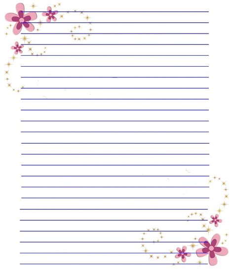 Free Printable Notebook Paper 101 Activity
