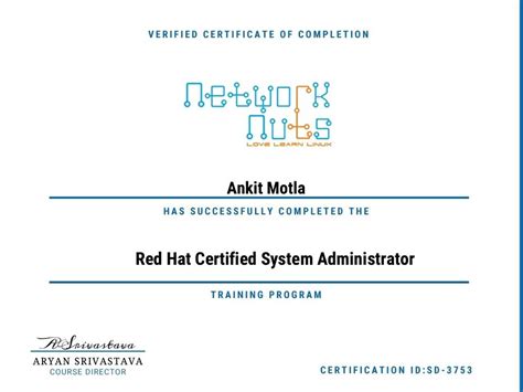 Linux Redhat 9 Training Program At Networknuts Ankit Motla