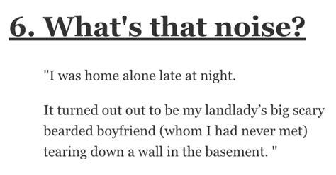 What Happened When You Investigated A Strange Noise In The Middle Of