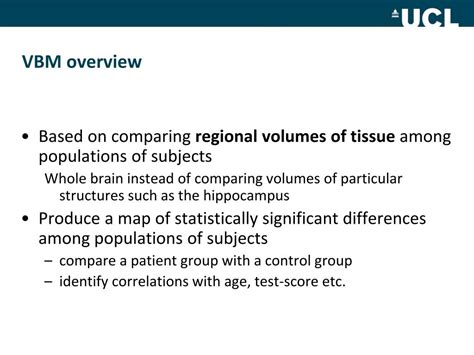 Ppt Voxel Based Morphometry Powerpoint Presentation Free Download Id4364898