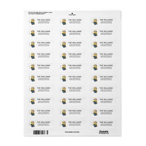 Despicable Me Minion Carl Label Zazzle Despicable Me Despicable Despicable Minions