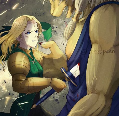 Meliadoul Tengille And Hashmal Final Fantasy And 1 More Drawn By