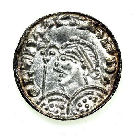 Harold I Harefoot Ad 1035 1040 Silver Penny Fleur De Lis Type London