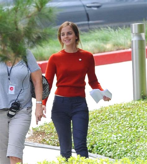 Emma Watson On Set Of The Circle La 11th September 2015 Mode