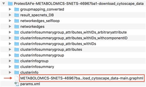 Molecular Networking In Cytoscape GNPS Documentation