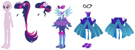 EqG Sci Twi Base 07 by SelenaEde on DeviantArt